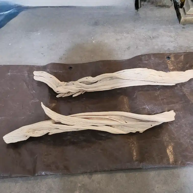 Bulk Sandblasted Ghost Wood Logs | 100% USA Sustainably Sourced ...